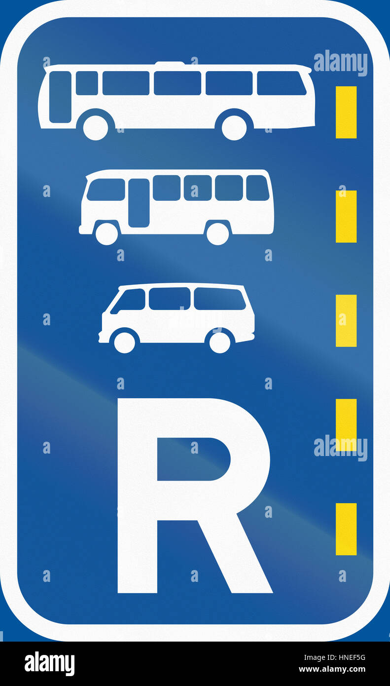 Road sign used in the African country of Botswana - Reserved lane for ...