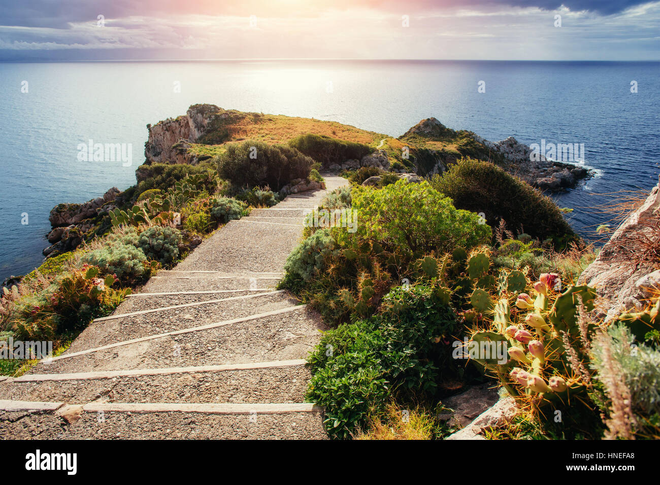Beautiful cape milazzo italy hi-res stock photography and images - Alamy