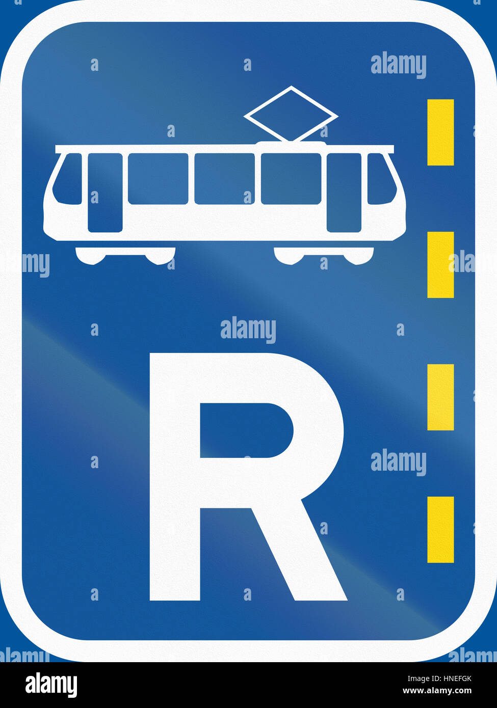 Road sign used in the African country of Botswana - Reserved lane for ...