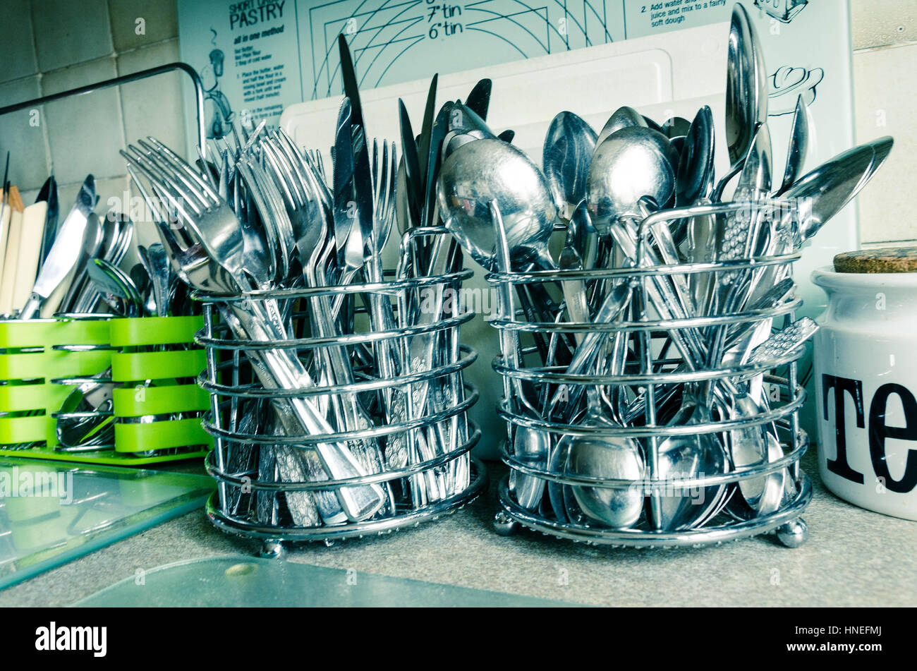 Stainless steel cutlery hi-res stock photography and images - Alamy
