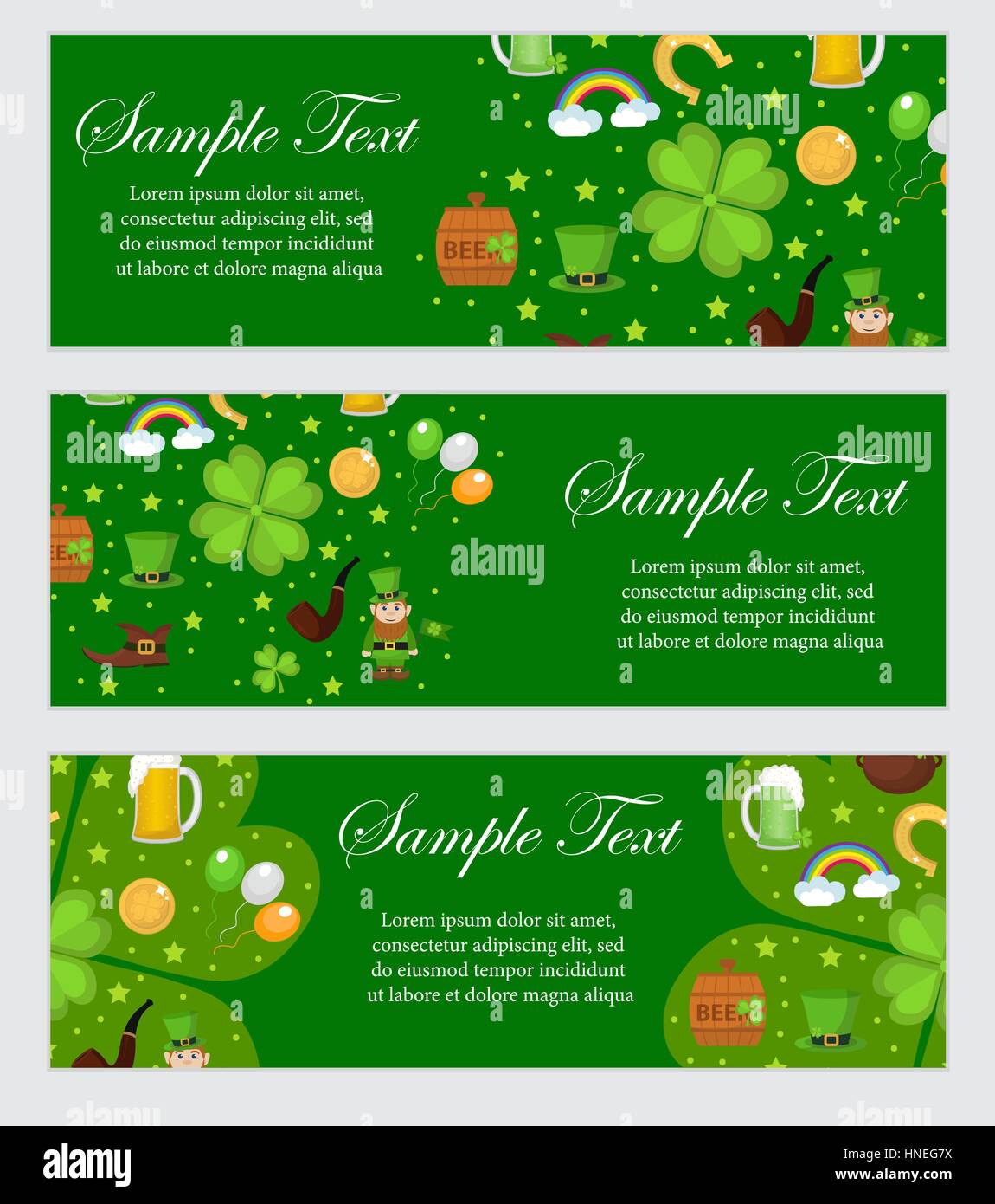 Saint patricks day backgrounds Stock Vector Images - Alamy