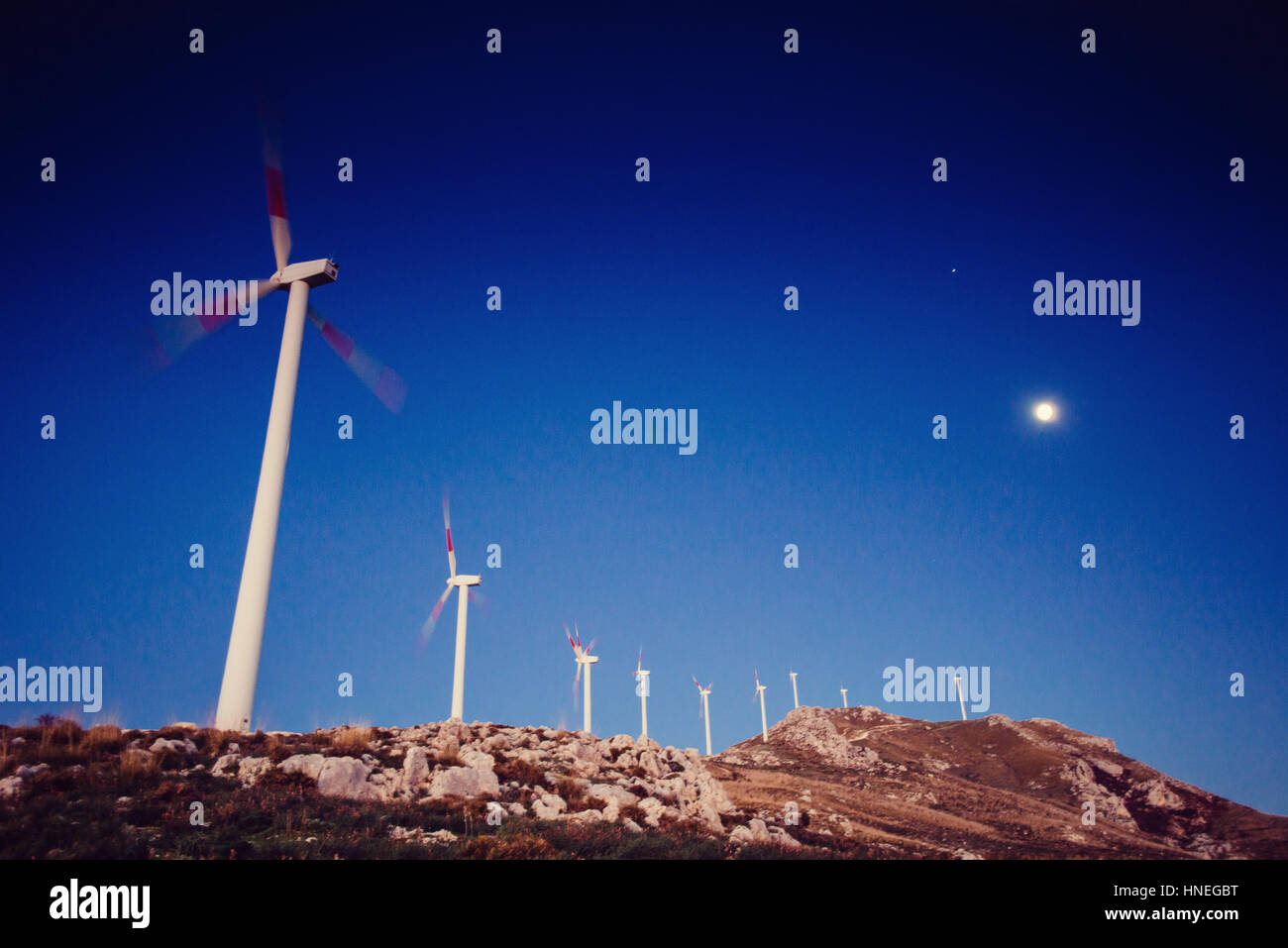 Wind Turbines. Beauty world Stock Photo - Alamy