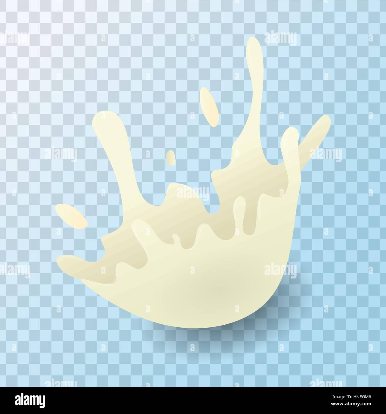 White milk splash blot Stock Vector Images - Alamy