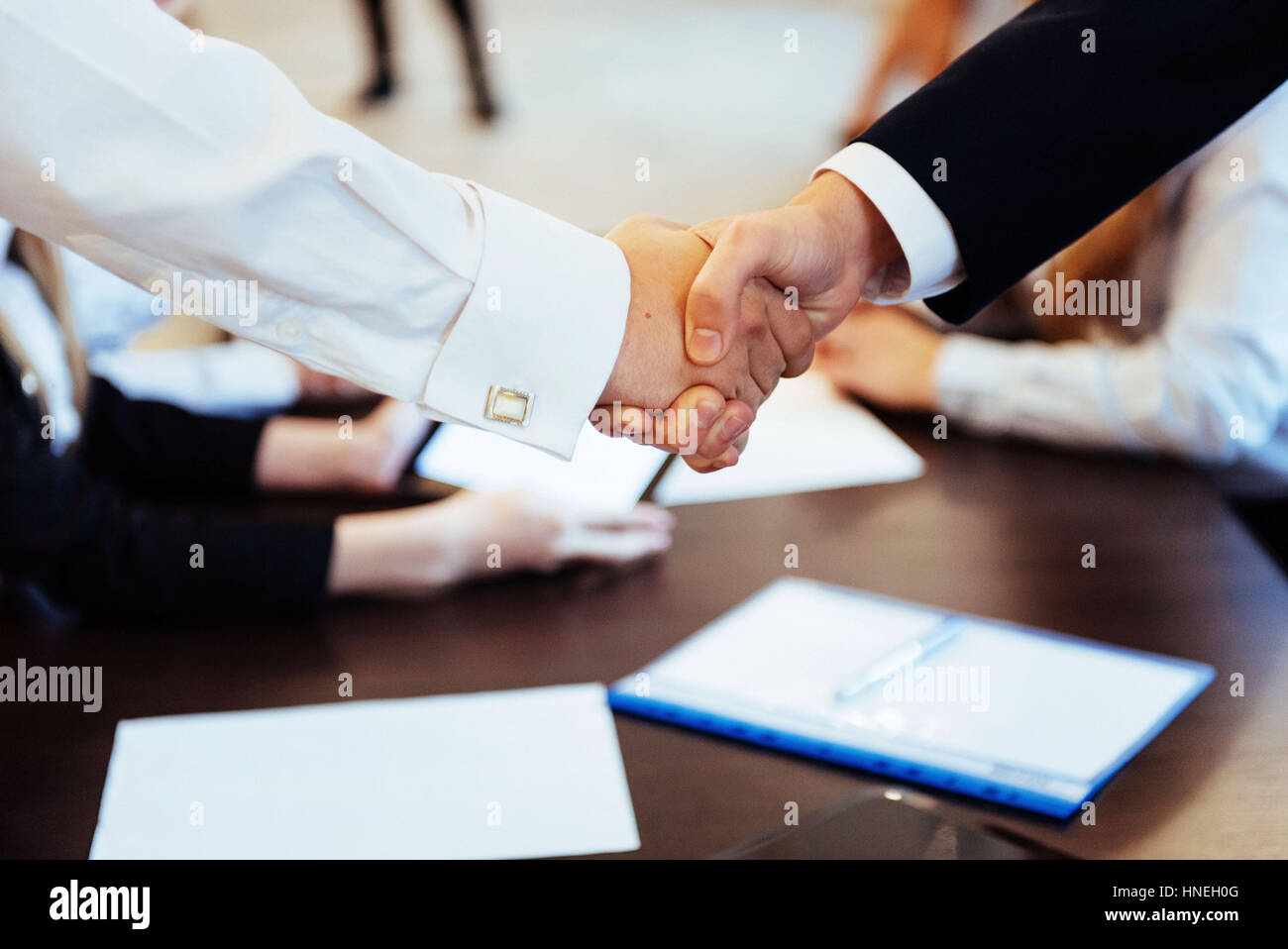 Business men hand shake Stock Photo - Alamy