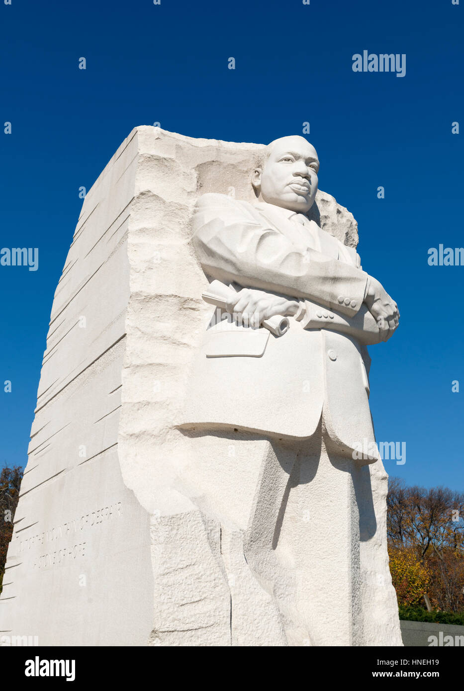 The Stone of Hope, a statue of Martin Luther King at the Martin Luther ...