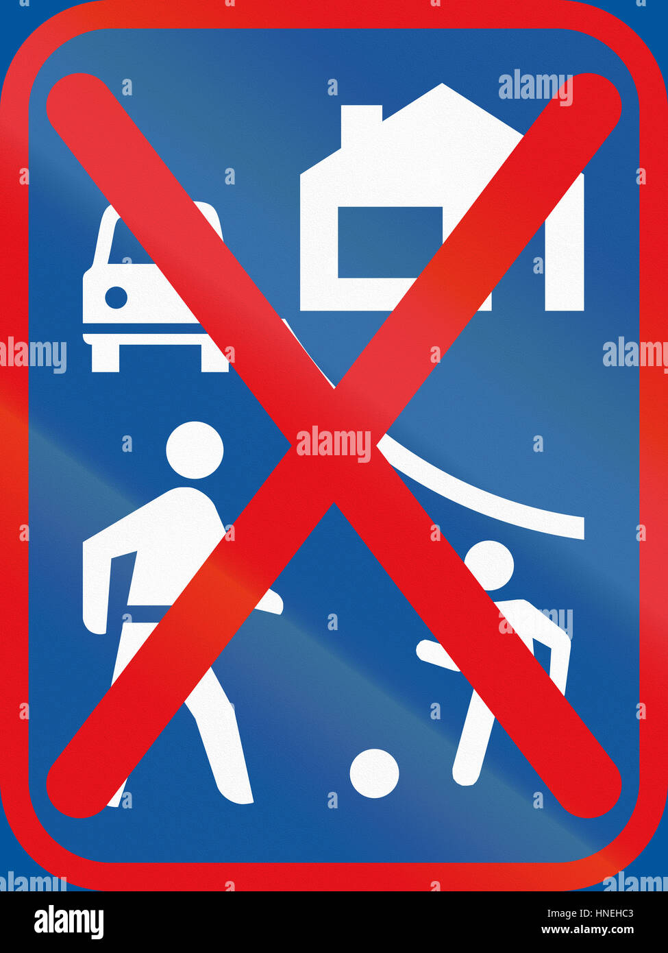 Woonerf sign hi-res stock photography and images - Alamy