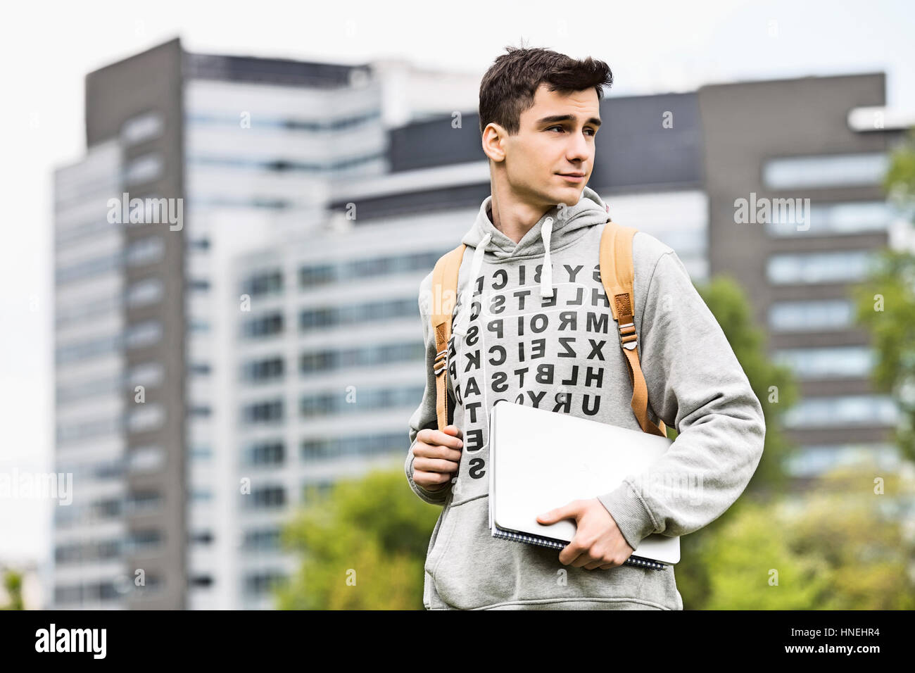 Male university student hi-res stock photography and images - Alamy