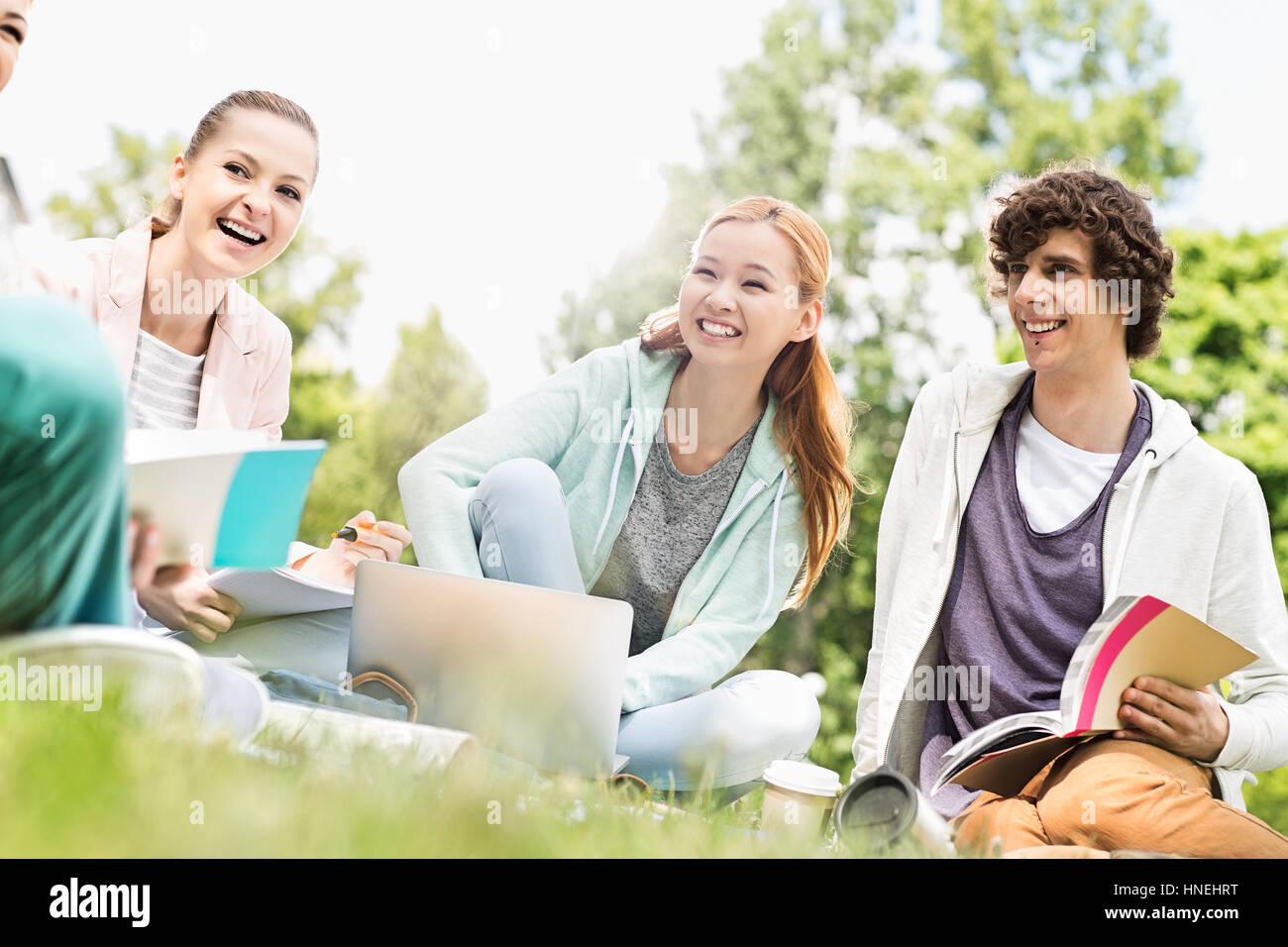 University students studying together on grass Stock Photo - Alamy University students studying together on grass Stock Photo - Alamy