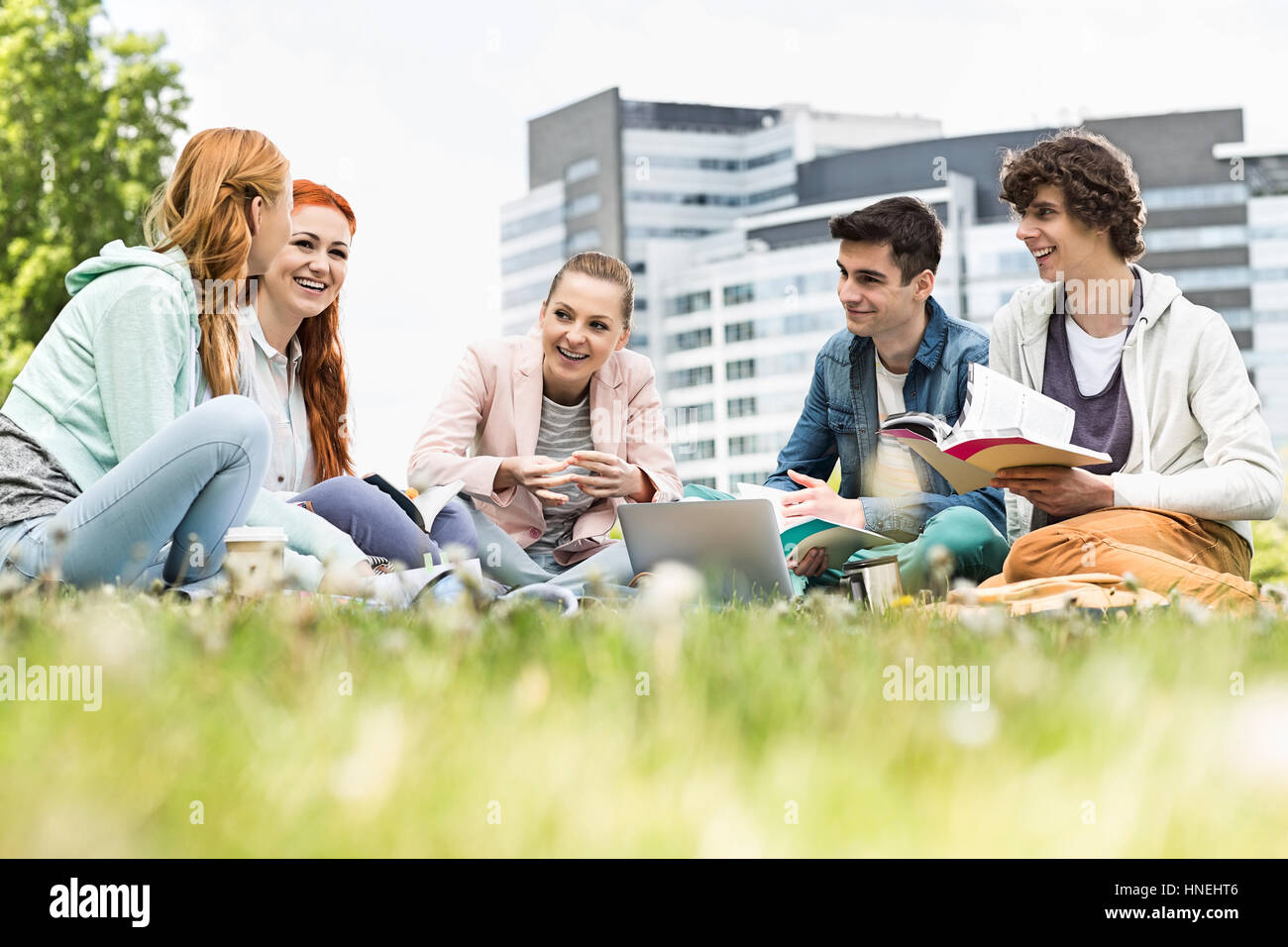 University students studying together on grass Stock Photo - Alamy University students studying together on grass Stock Photo - Alamy