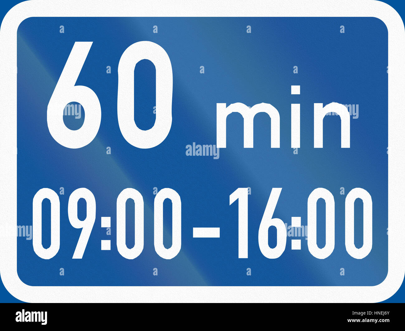 Road sign used in the African country of Botswana - Parking is ...