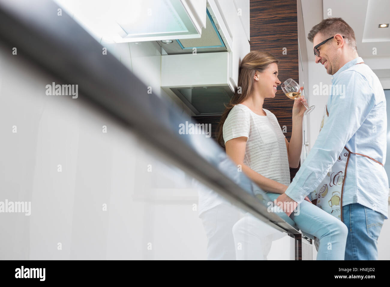 Romance in kitchen hi-res stock photography and images - Alamy
