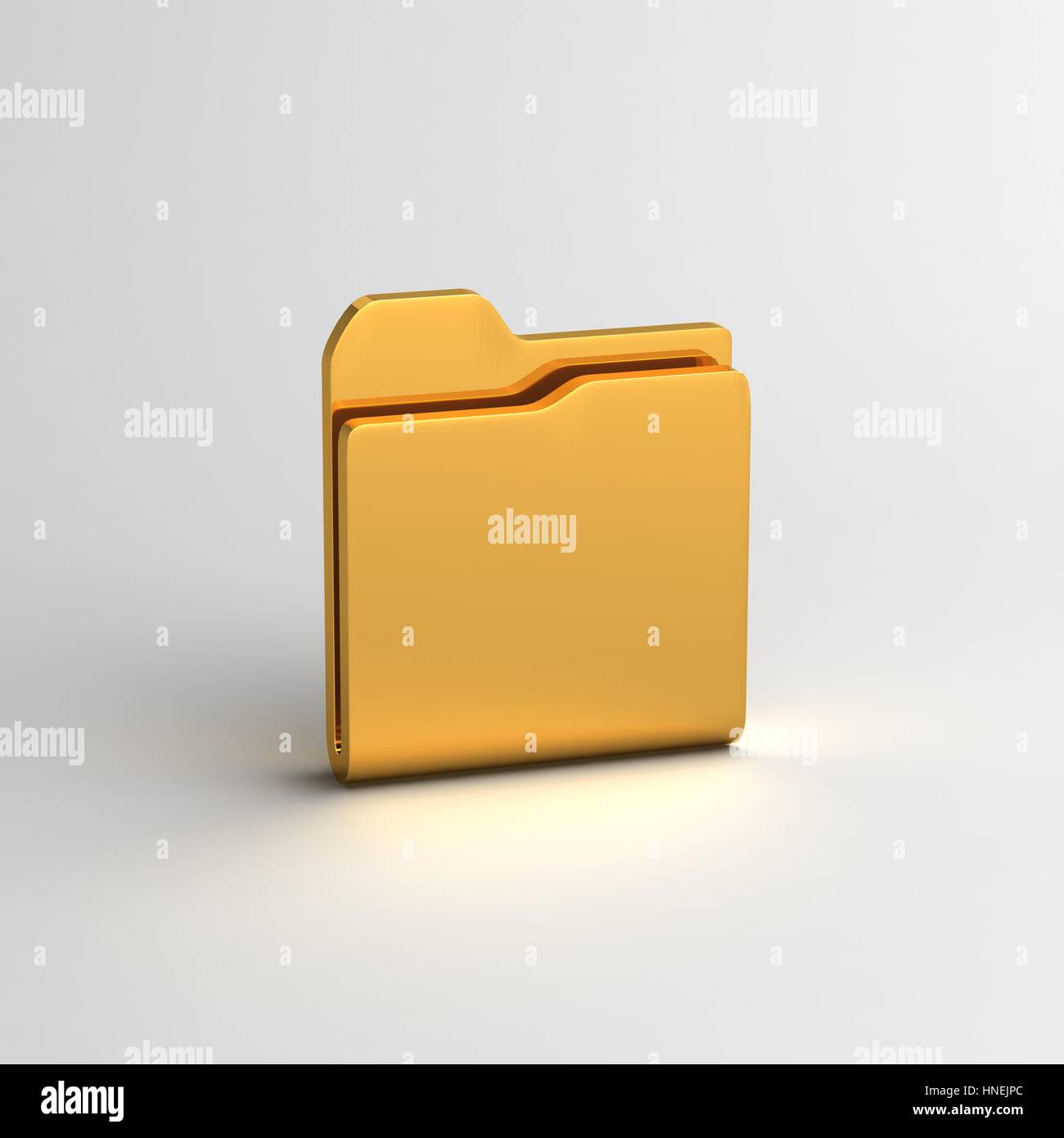 folder file document data object 3D illustration Stock Photo - Alamy