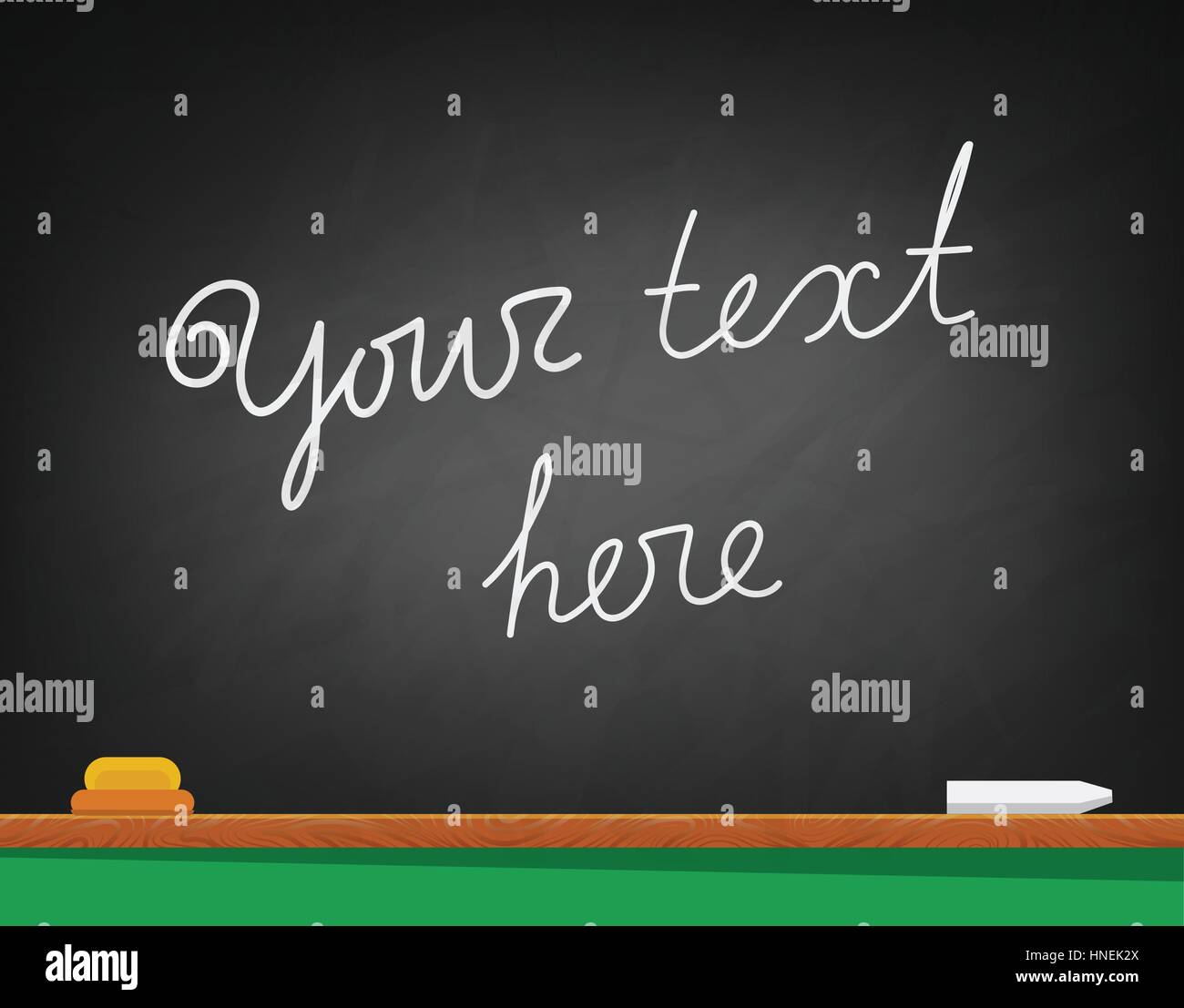 Wooden study desk Stock Vector Images - Alamy