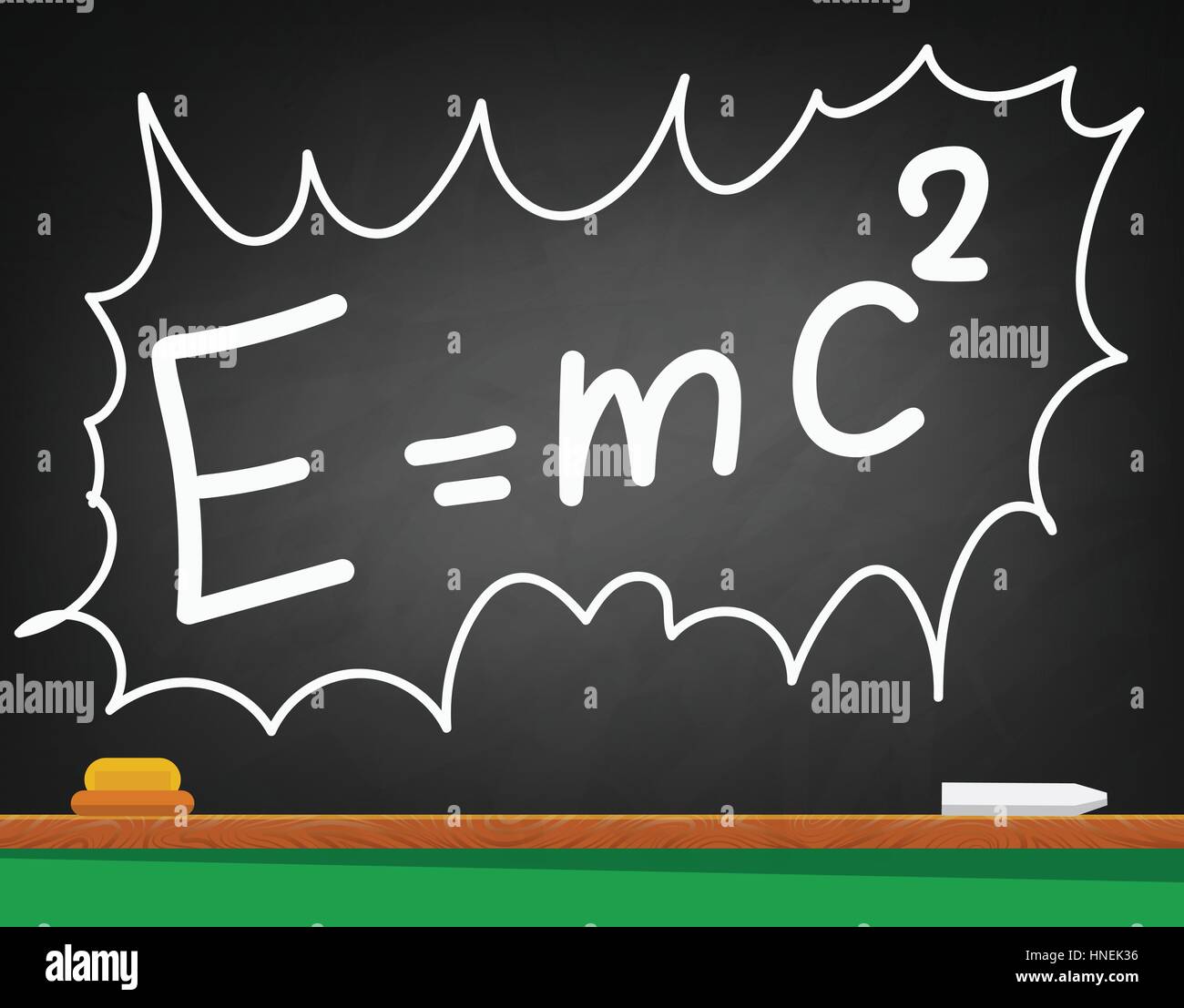 Albert einstein chalkboard hi-res stock photography and images - Alamy
