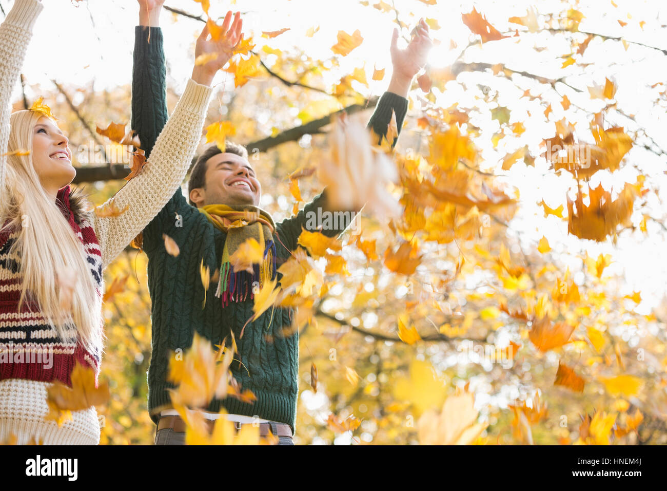 Falling leaves motion hi-res stock photography and images - Alamy