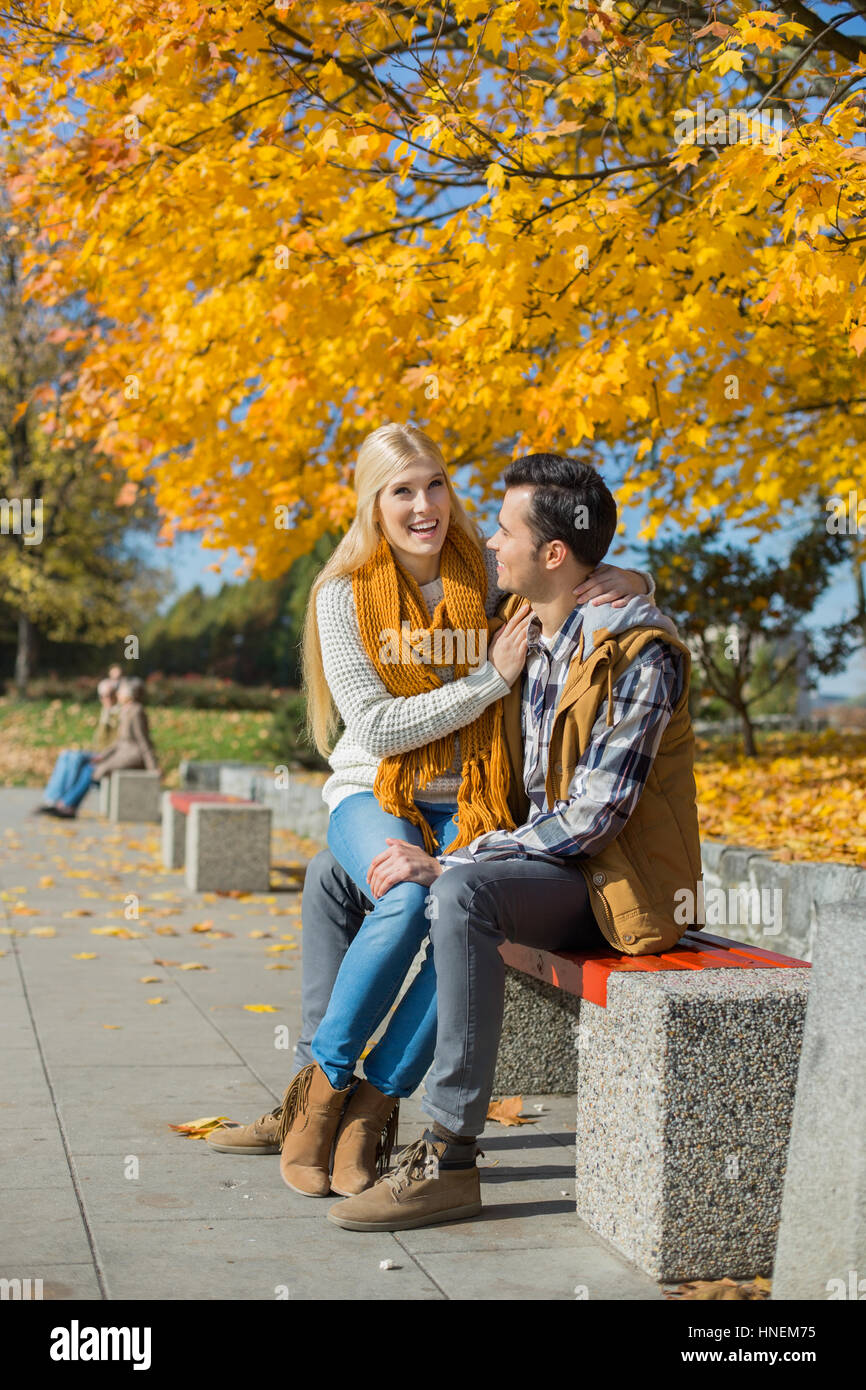 Woman sitting on man lap hi-res stock photography and images - Alamy