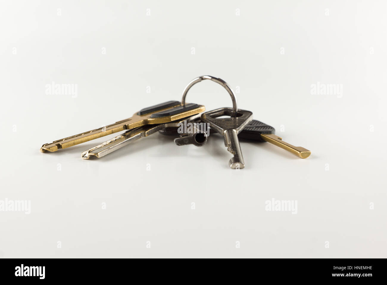 the bunch of different keys from the door locks Stock Photo - Alamy