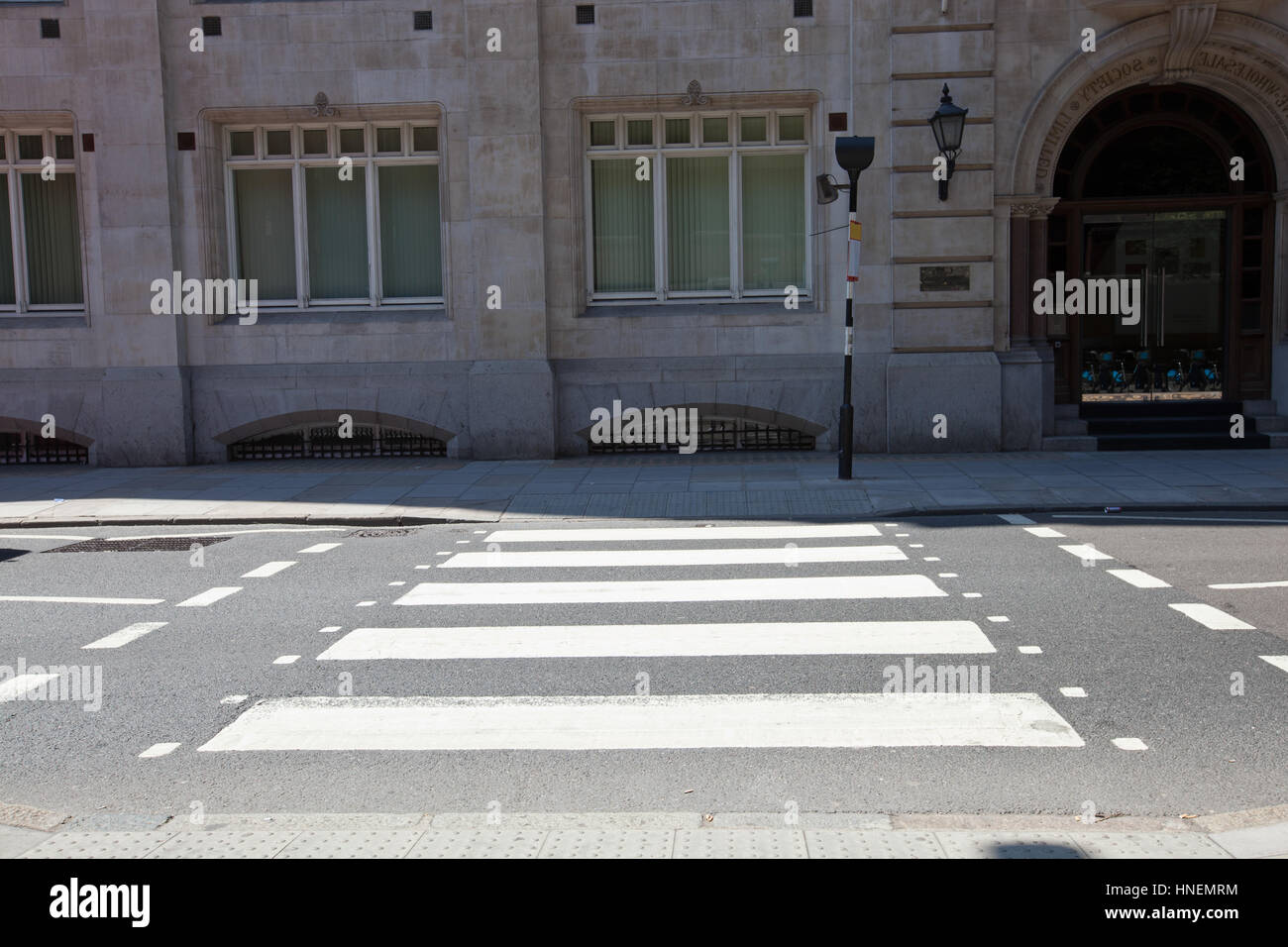 Zebra Crossing in the day Stock Photo - Alamy