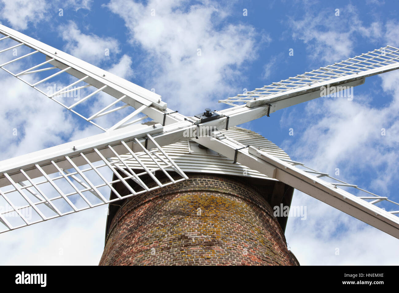 Close-Up of British Windmill Stock Photo - Alamy