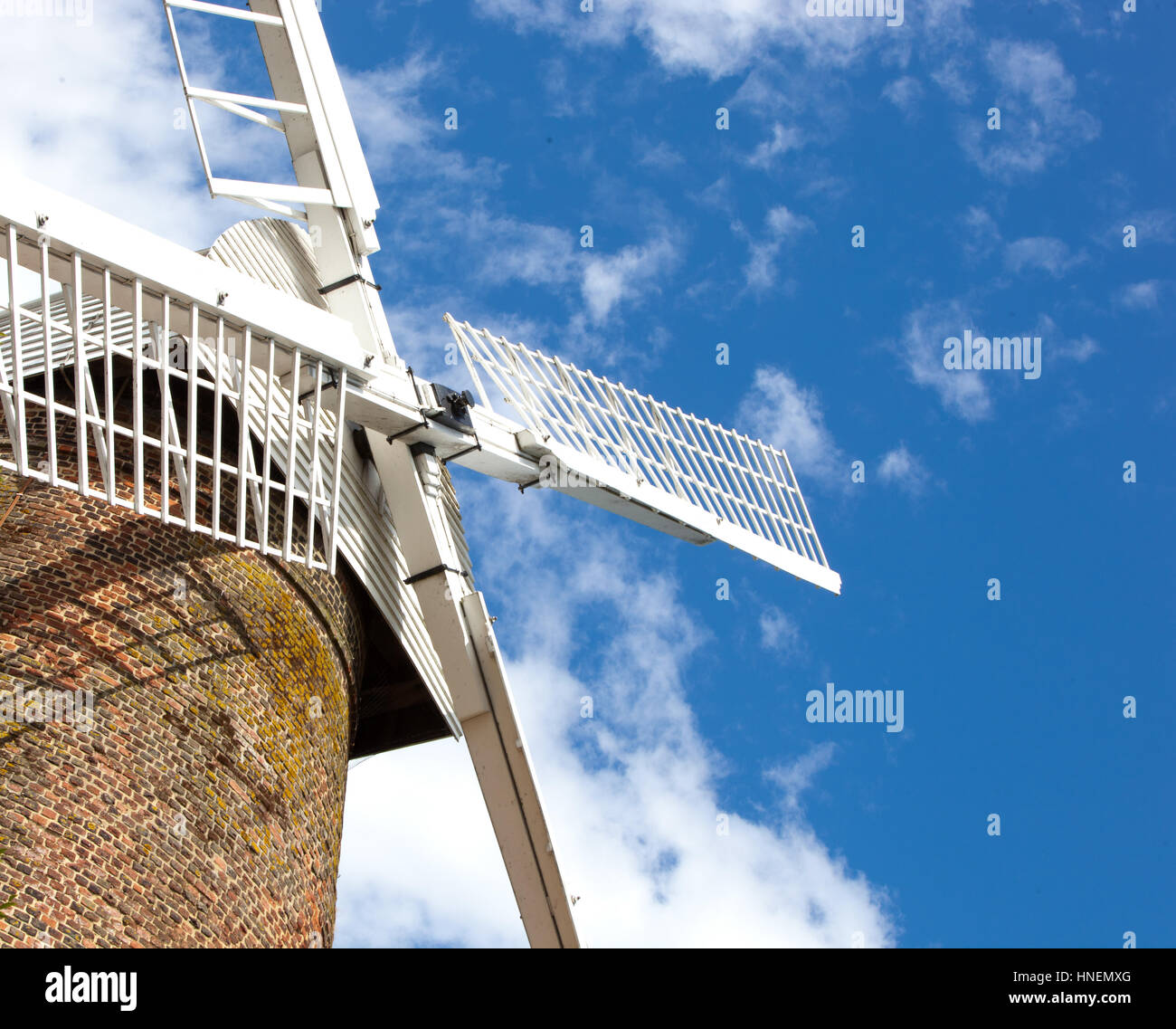 Close-Up of British Windmill Stock Photo - Alamy