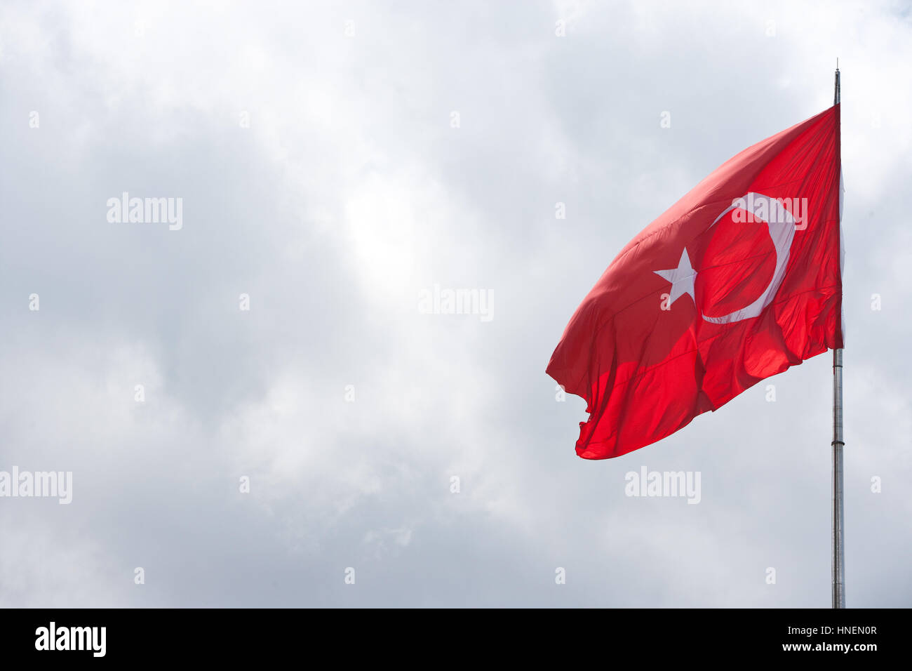 Crescent moon flag hi-res stock photography and images - Alamy