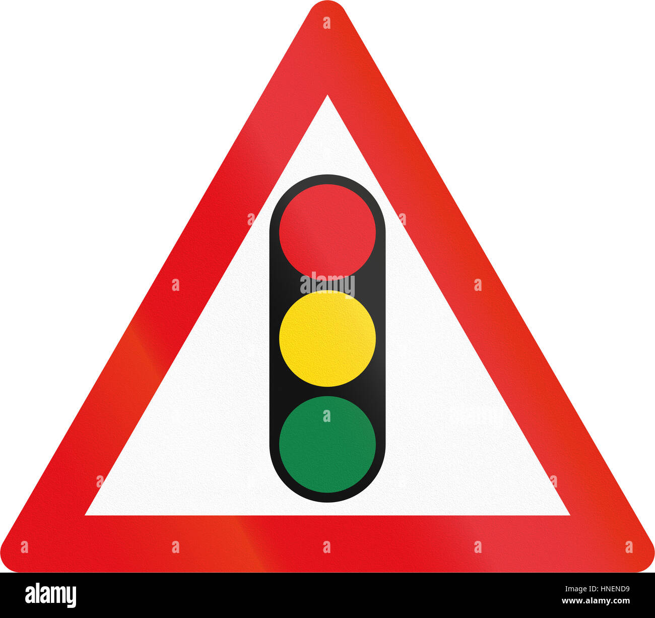 Road sign used in the African country of Botswana - Traffic signals ...