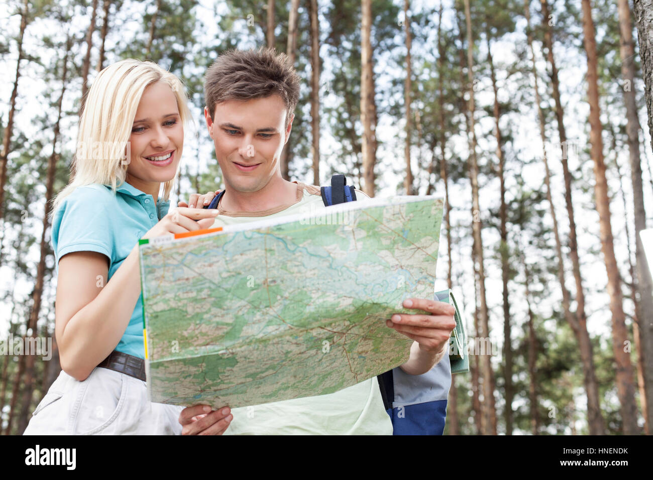 People Reading Map In Countryside High Resolution Stock Photography and ...