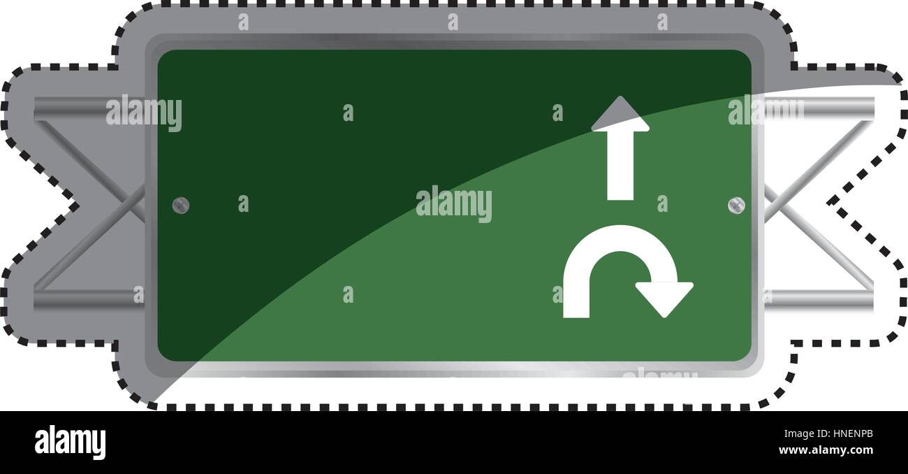 Road sign directions icon vector illustration graphic design Stock ...