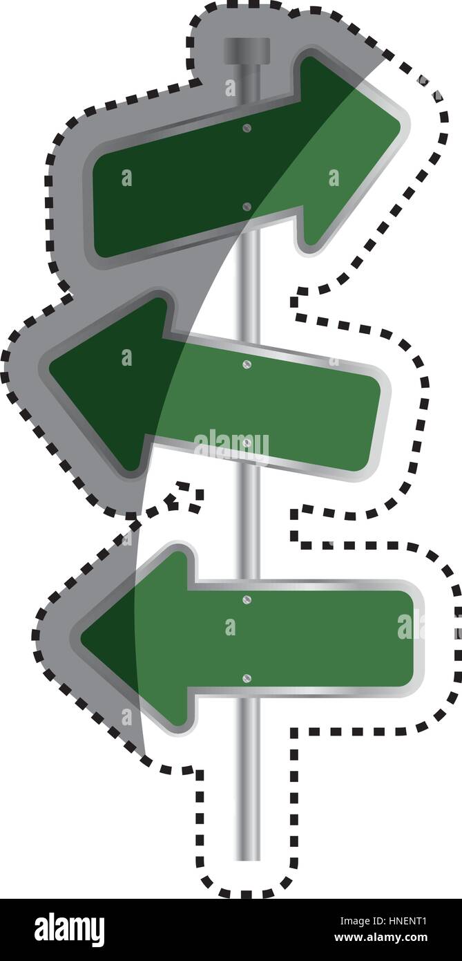 Road sign directions icon vector illustration graphic design Stock ...