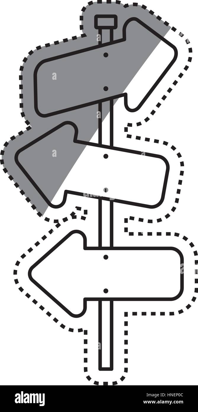 Road sign directions icon vector illustration graphic design Stock ...