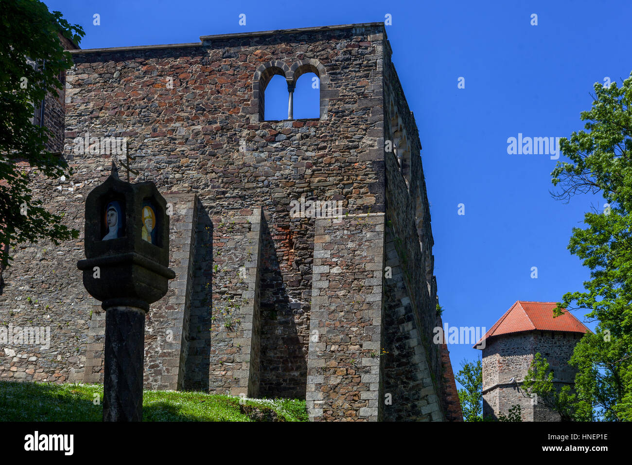 Cheb Castle Historic architecture building in West Bohemia Town , Czech ...