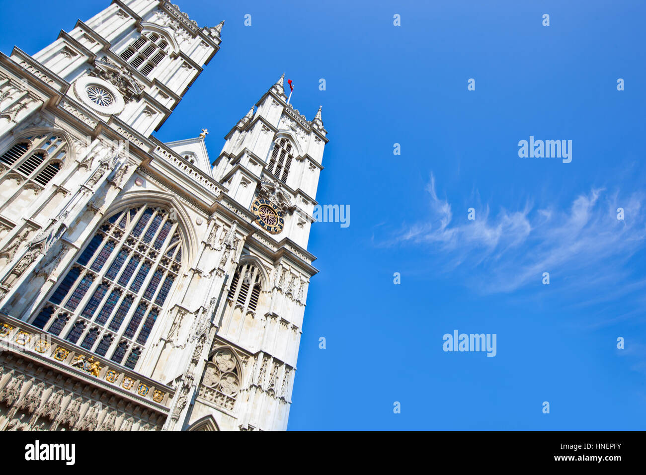 Western facade of westminster abbey hi-res stock photography and images ...