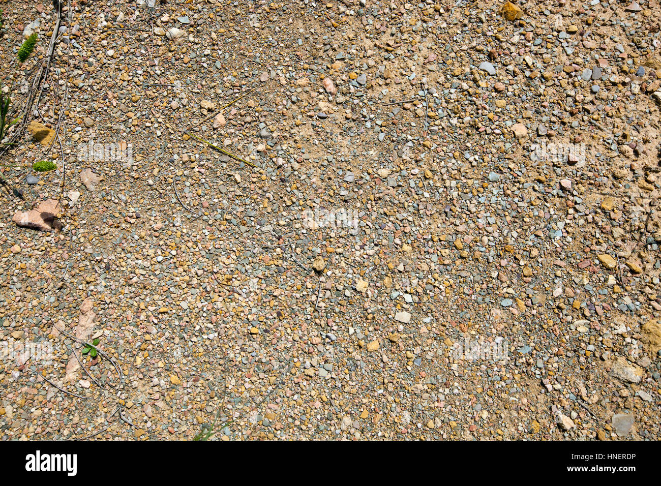Small stones, gravel, and red dirt Stock Photo - Alamy