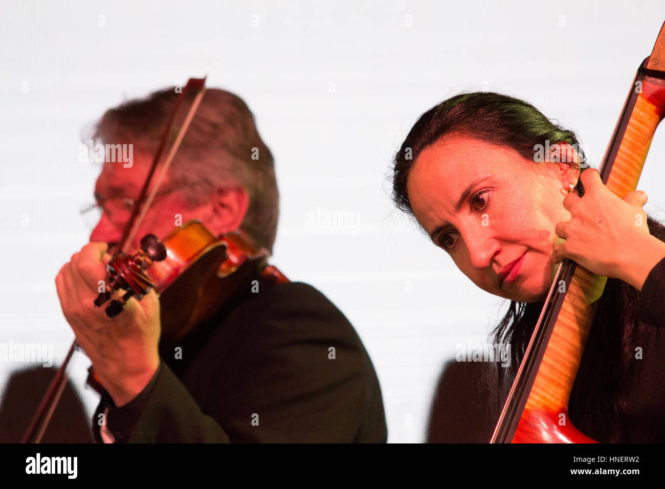 Madrid, Spain. 11th Feb, 2017. A portrait of a woman whose play a ...