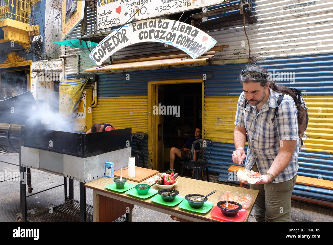 street food in buenos aires, argentina Stock Photo - Alamy