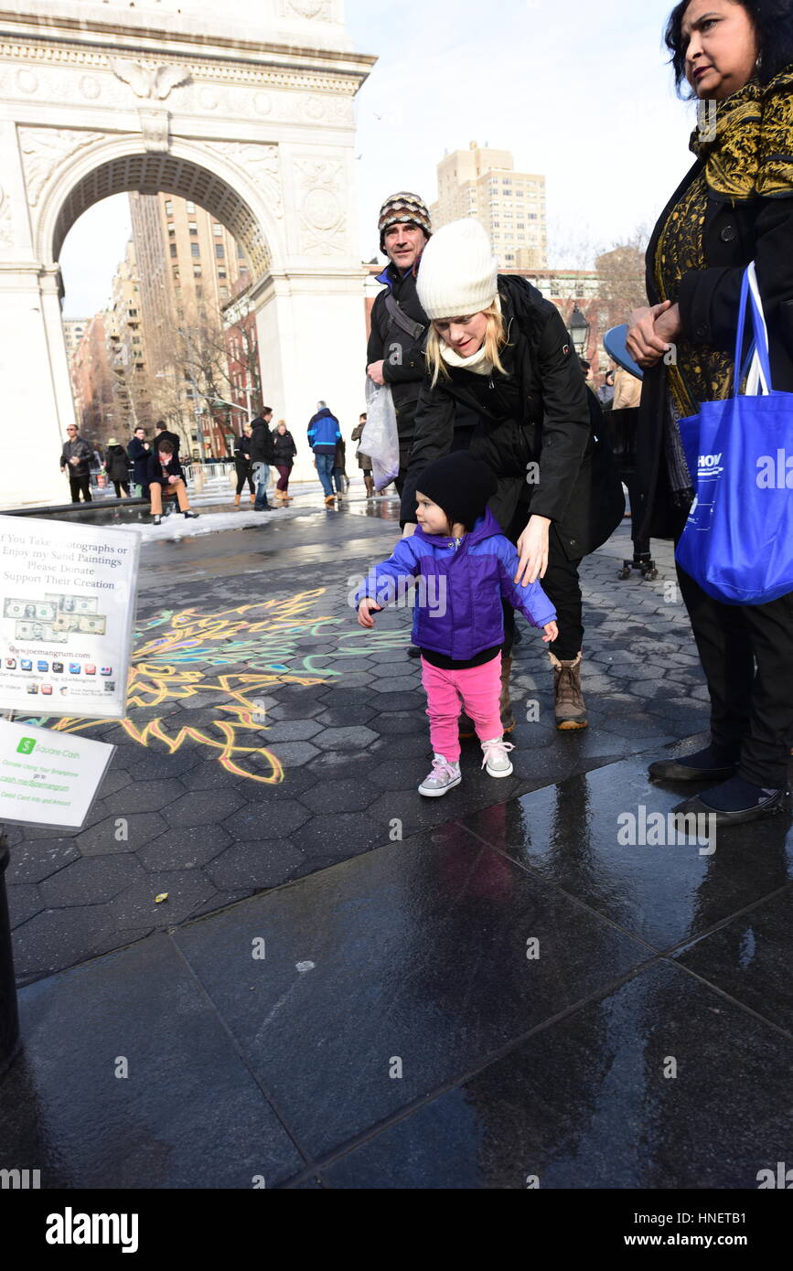 New York City, United States. 11th Feb, 2017. Several hundred anti ...