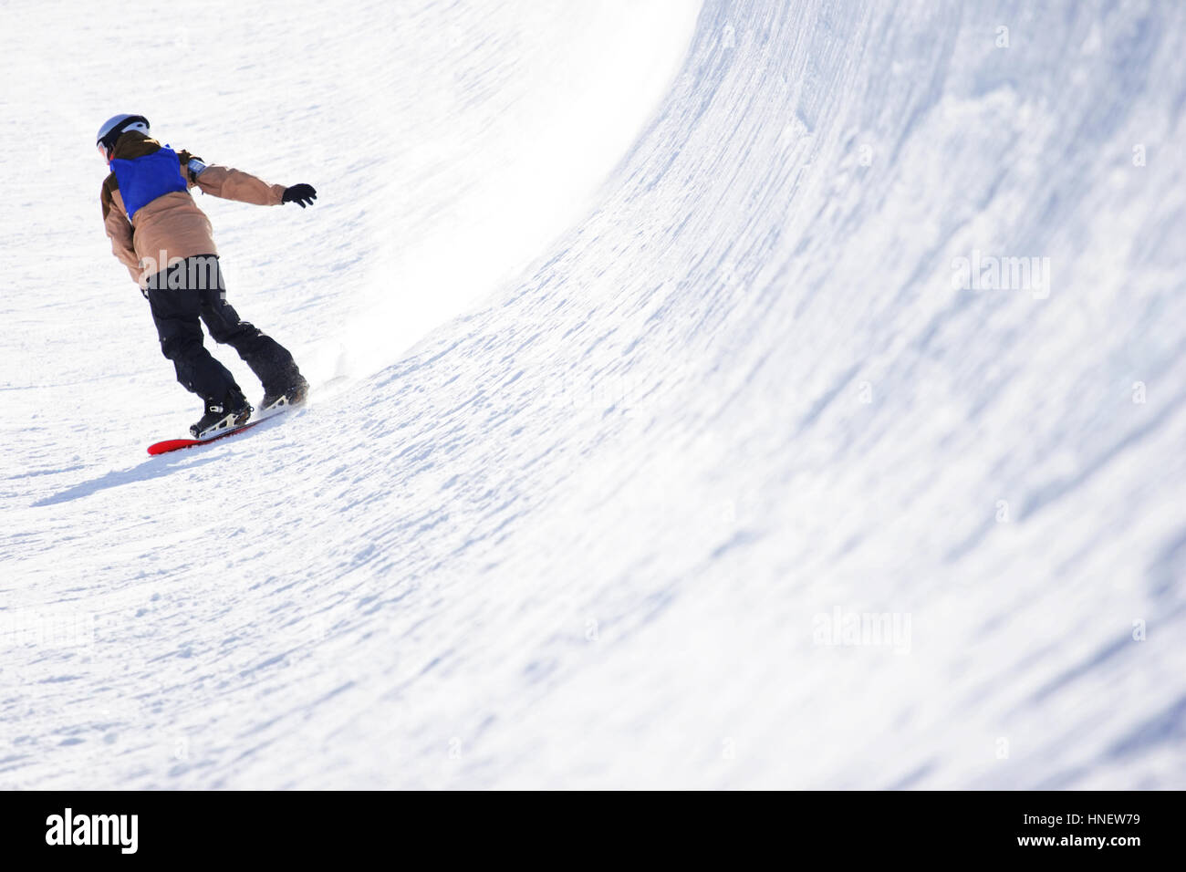Snowboard half pipe teen hi-res stock photography and images - Alamy