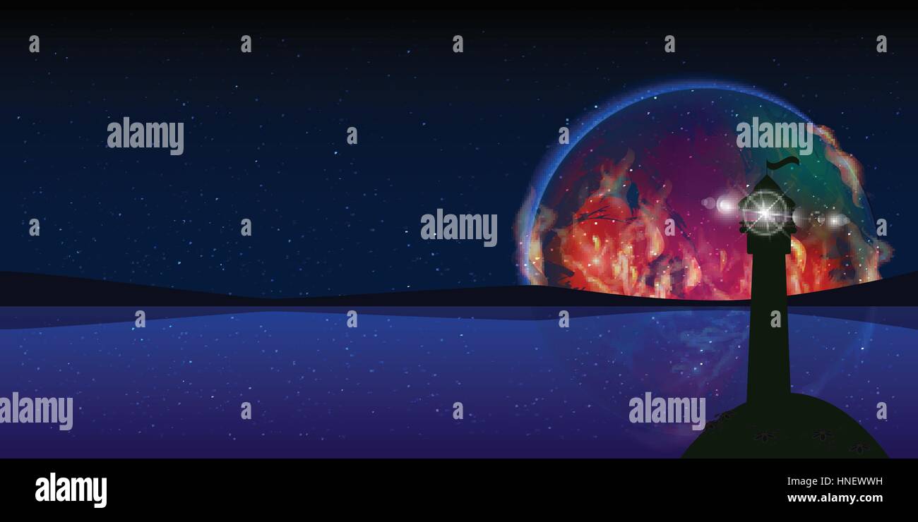 Mars space beacon signal. Illustration. Use wallpaper for, the website ...