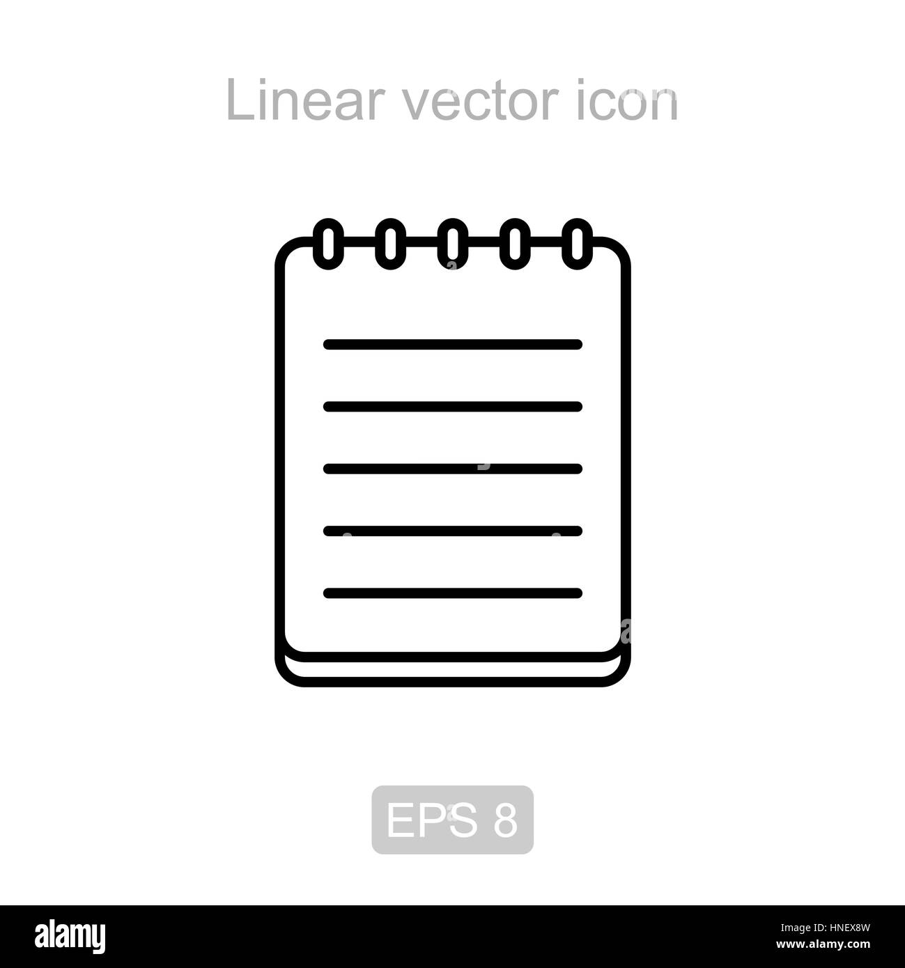 Icon pad in linear Cut Out Stock Images & Pictures - Alamy