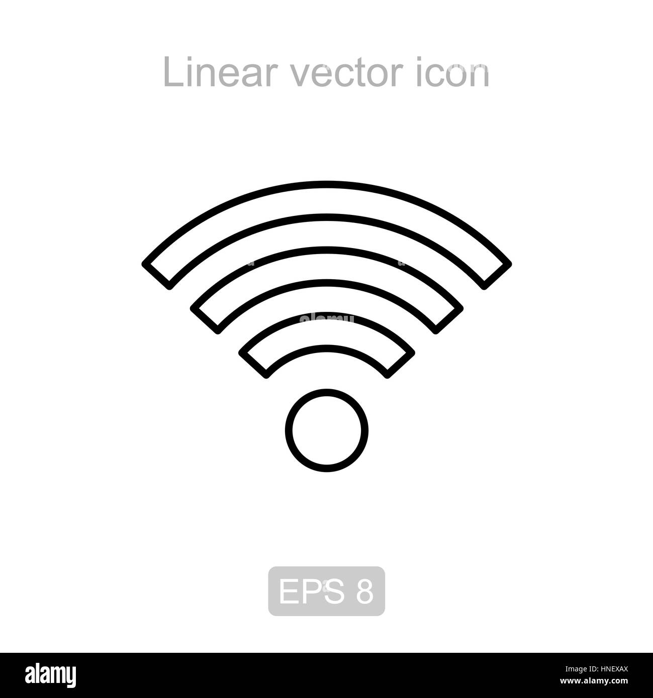 Internet router icon linear hi-res stock photography and images - Alamy