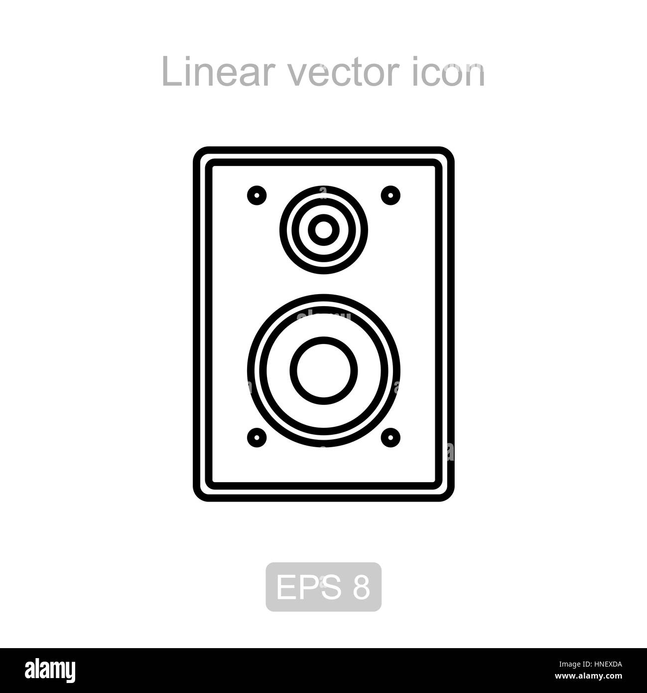 Digital design linear icons Black and White Stock Photos & Images - Alamy