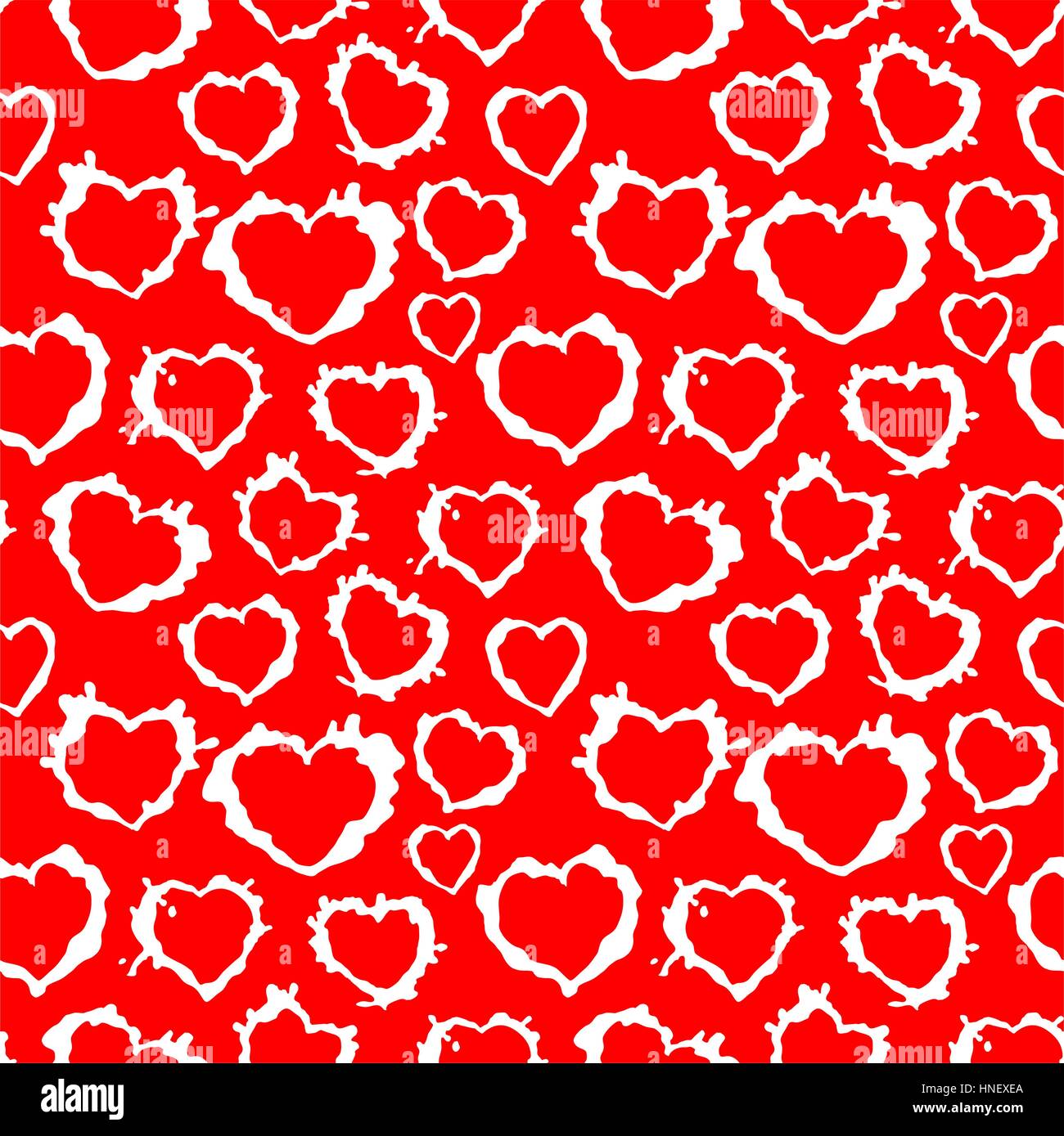 seamless texture of hearts - blots Stock Vector Image & Art - Alamy