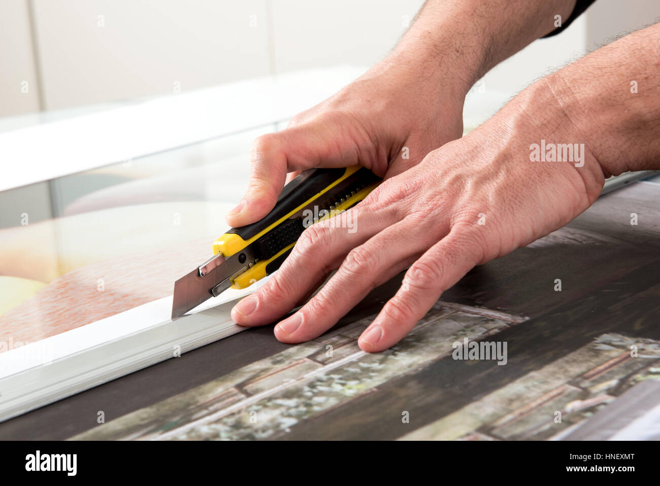 Edge of hand prints hi-res stock photography and images - Alamy