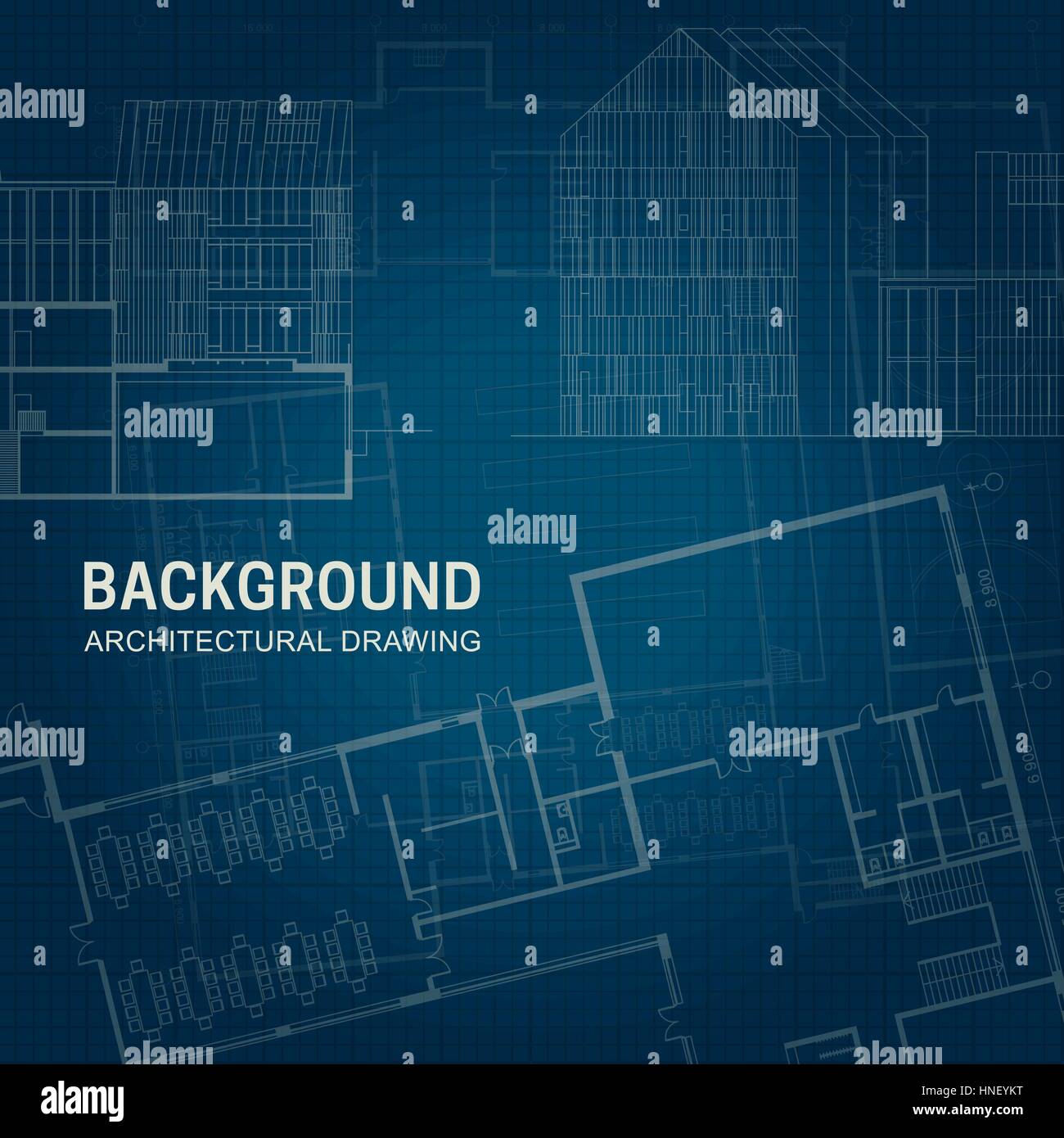 Vector architectural blue white Stock Vector Images - Alamy