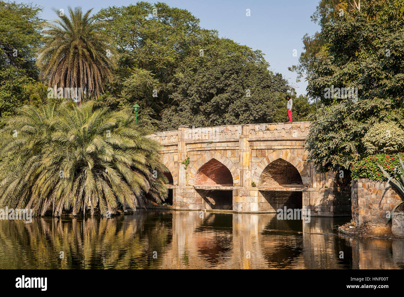 Athpula bridge, Lodi Garden, New Delhi, India Stock Photo - Alamy