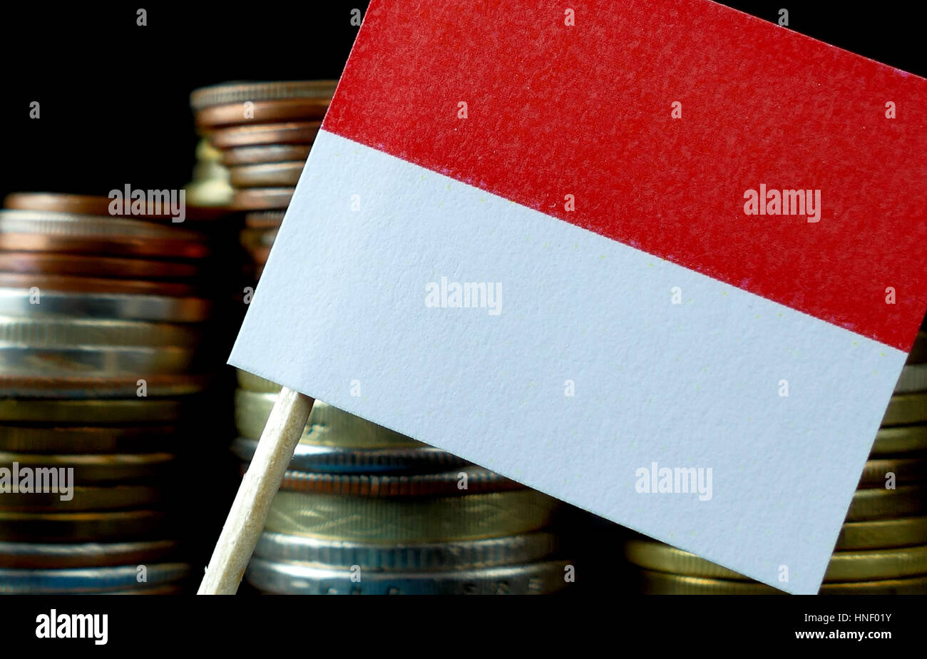 Monaco flag waving stack hi-res stock photography and images - Alamy