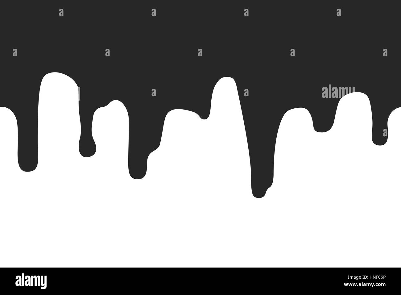 Black dripping paint border hi-res stock photography and images - Alamy