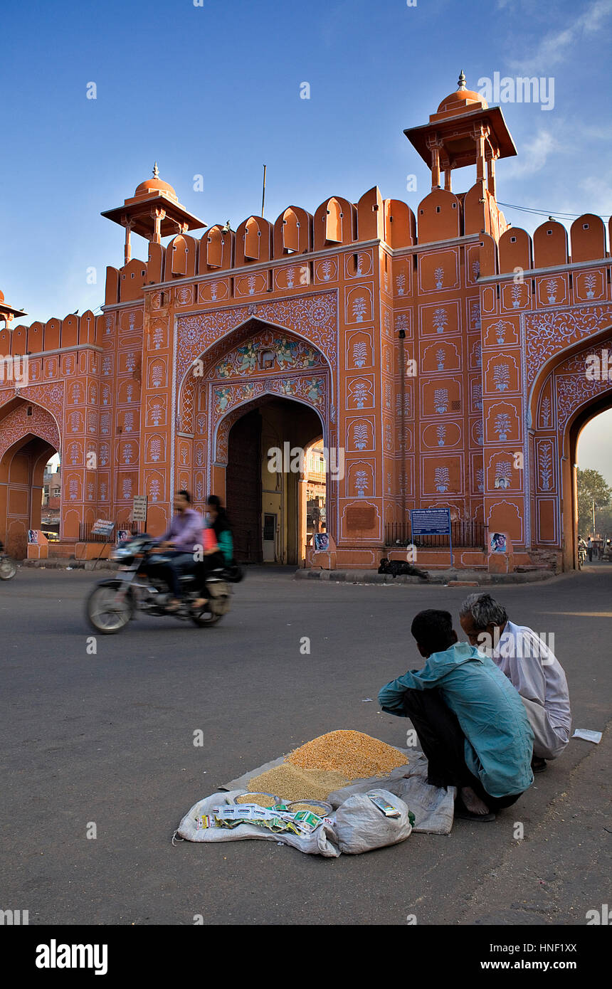 Ajmeri Gate. Jaipur. Rajasthan,India Stock Photo - Alamy