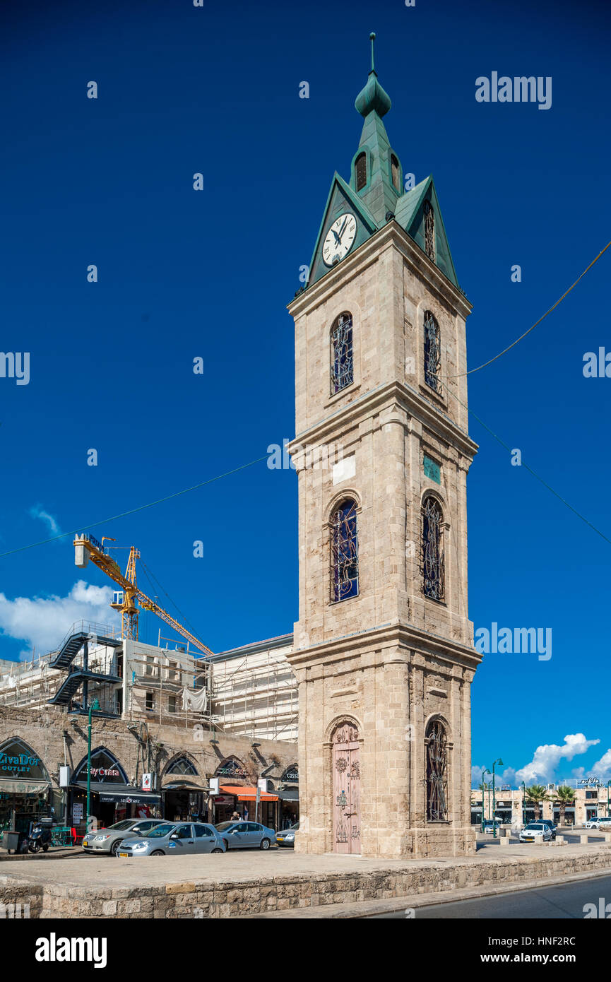 Jaffa clock tower hi-res stock photography and images - Alamy