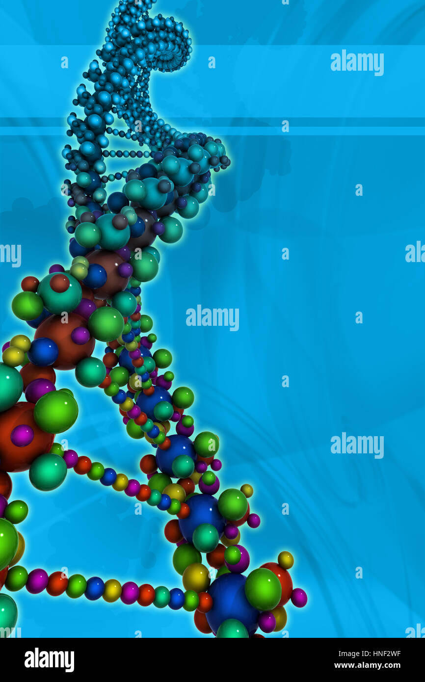 A dna structure illustration hi-res stock photography and images - Alamy
